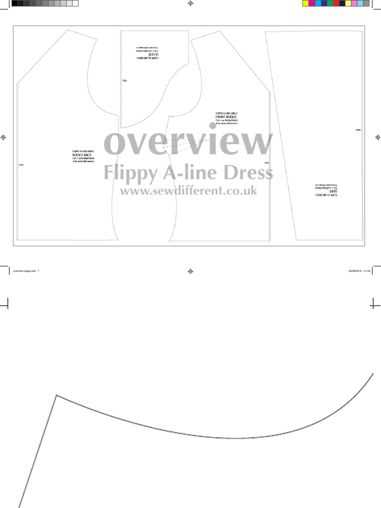 Flippy Aline Dress Letter Size | PDF