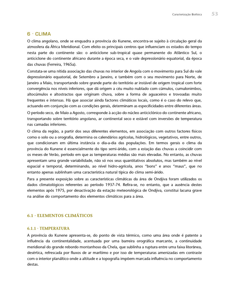 Clima Do Cunene | PDF | Clima | Angola