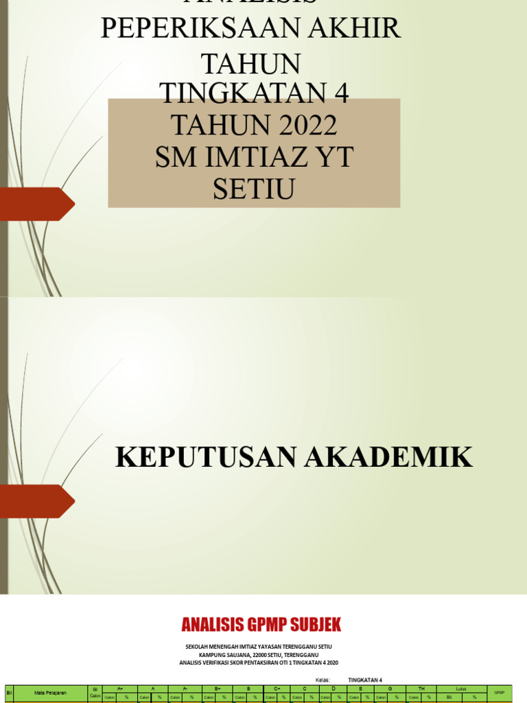 Analisis Pat T4 | PDF