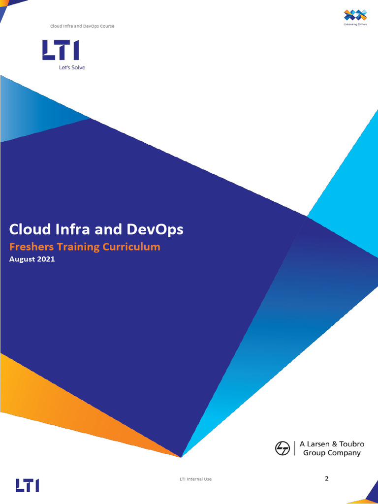 Cloud Infra - DevOps Fresher Curriculum - August 2021 | PDF | Cloud ... Cloud Infra - DevOps Fresher Curriculum - August 2021 | PDF | Cloud ...