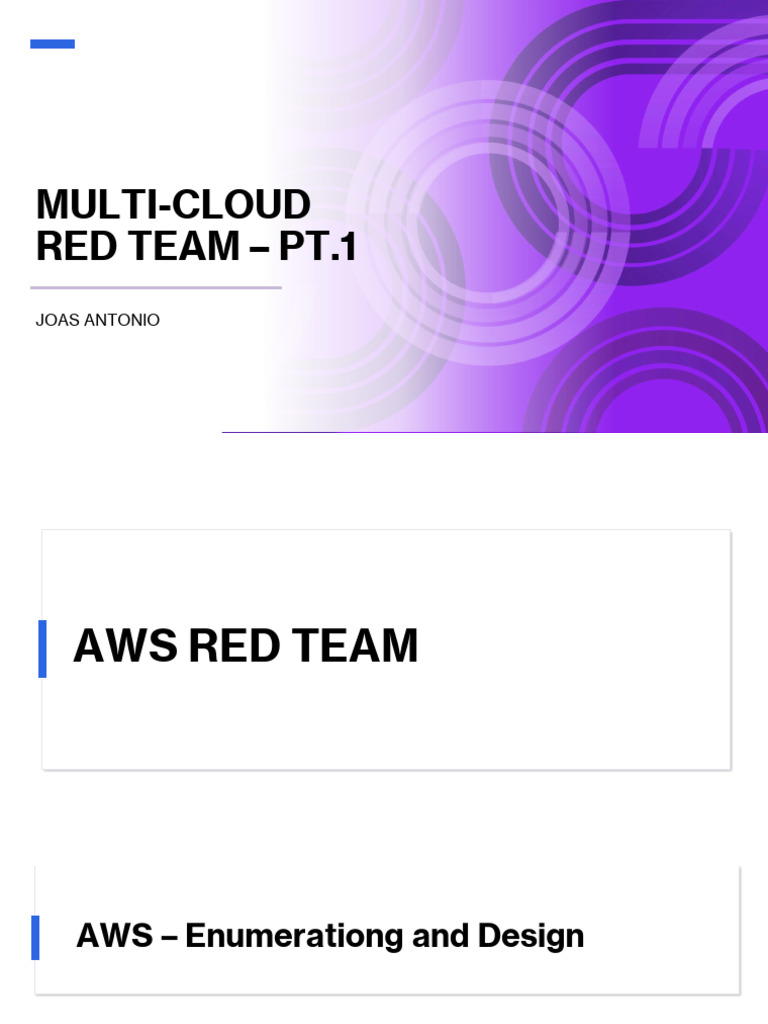 Multi-Cloud Red Team - Pt.1: Joas Antonio | PDF | Websites | Web 2.0