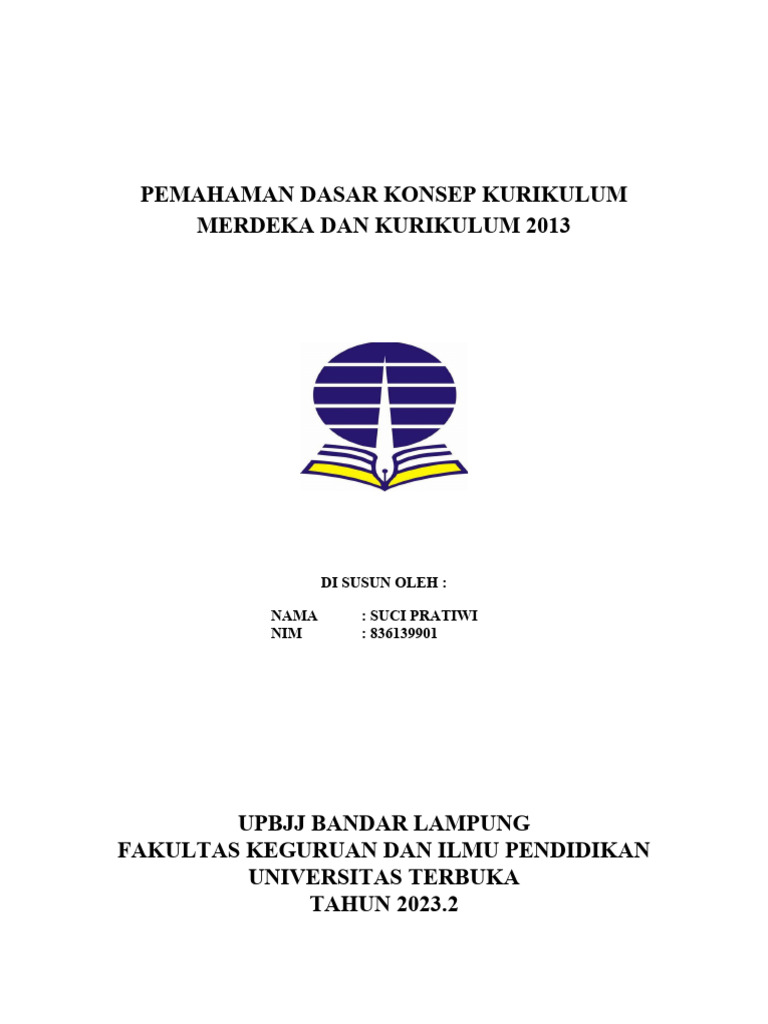 Pemahaman Kurikulum Merdeka dan 2013 | PDF