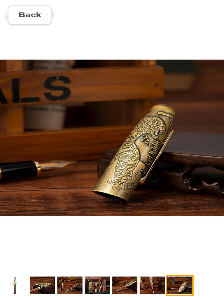 Jinhao 9056 Tiger Gold Leaf Pen | PDF