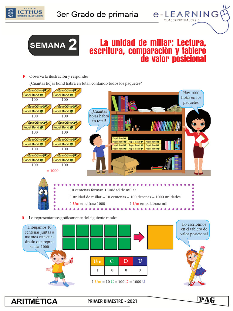 Tema 2 composicion y descomposición de numeros | PDF