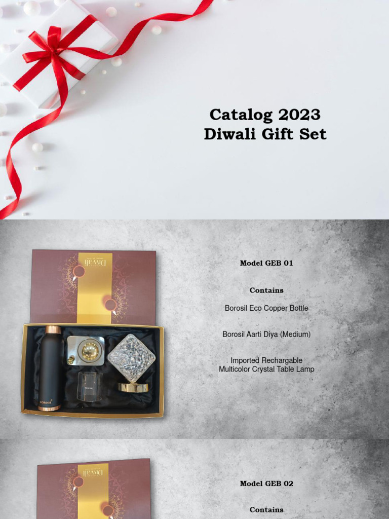 Diwali Gift Sets 2023 Catalog | PDF | Cooking, Food & Wine | Science ...