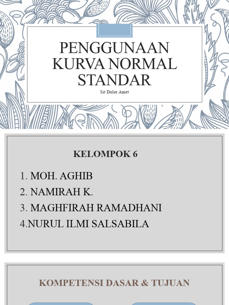 Penggunaan Kurva Normal Standar | PDF