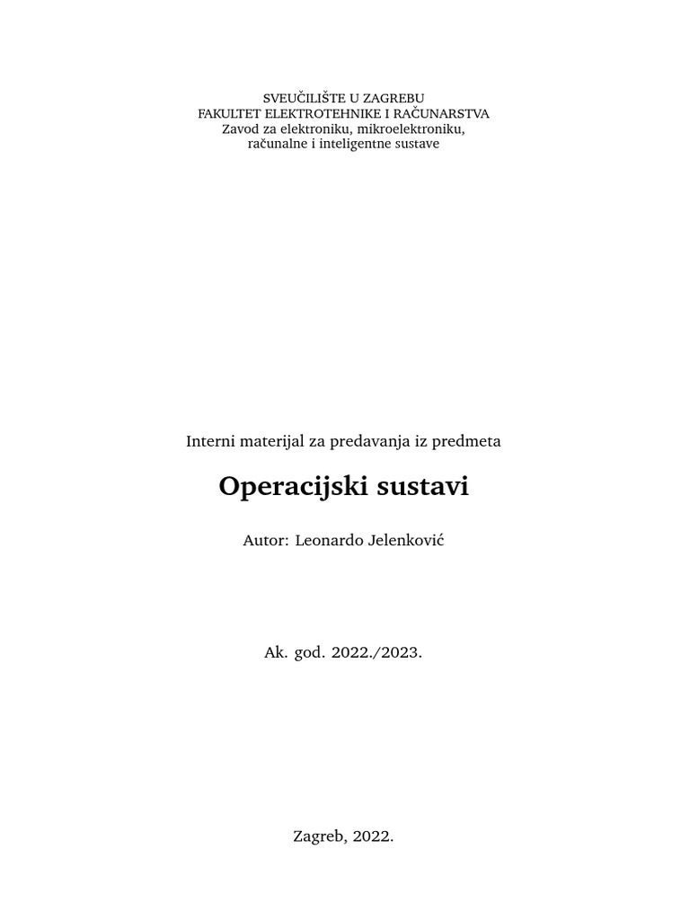 OS-skripta | PDF