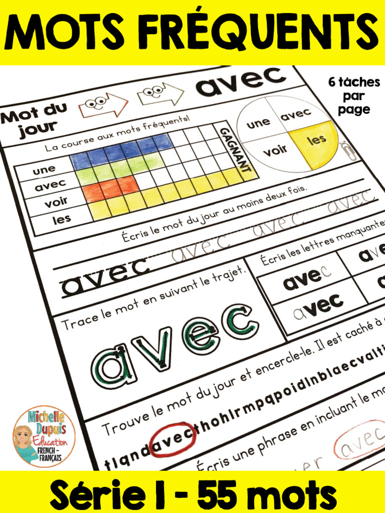 Liste de mots fréquents en français | PDF | Mécanique du langage ...