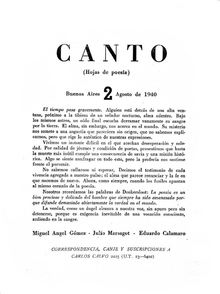 Canto 2 | PDF