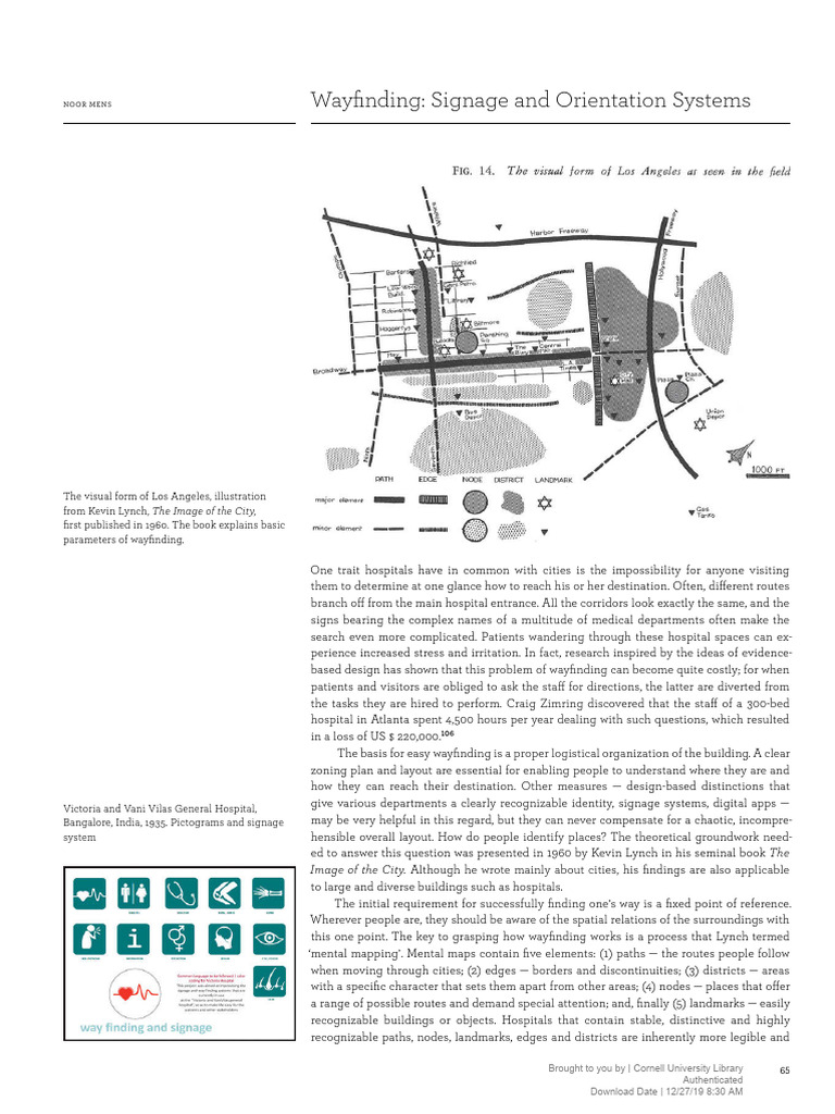 Effective Wayfinding in Hospitals | PDF | Cognitive Science