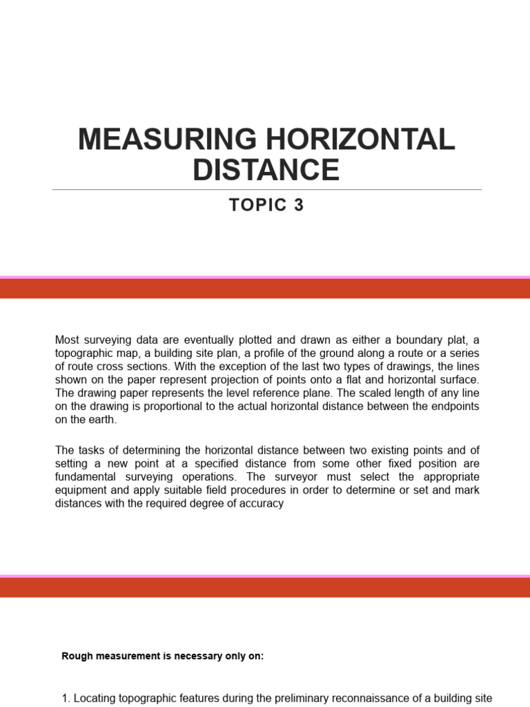 Module 1 Lesson 3 | PDF | Surveying | Metrology