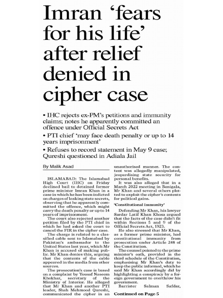 Dawn Front Page - 2 | PDF