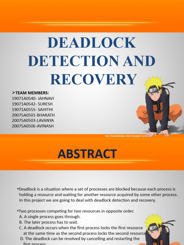 Os Deadlock Recovery Pdf Process Computing Operating System
