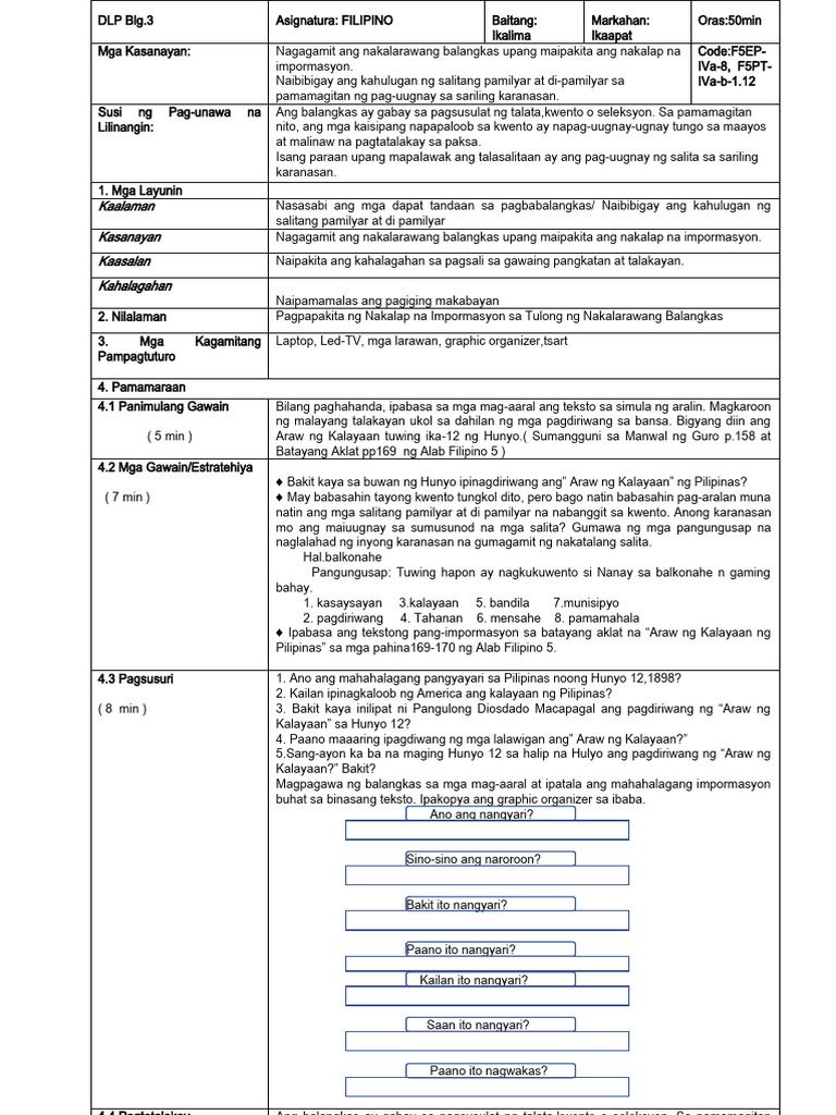 DLP No. 3 Quarter 4 | PDF