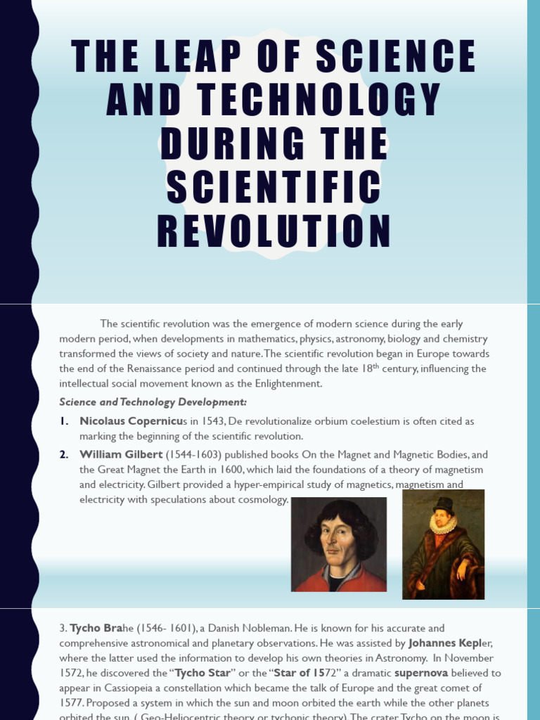 Impact of the Scientific Revolution | PDF | Tycho Brahe | Scientific ...