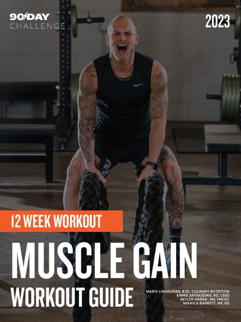 Beginner Muscle Gain Plan | PDF | Management Of Obesity | Strength Training
