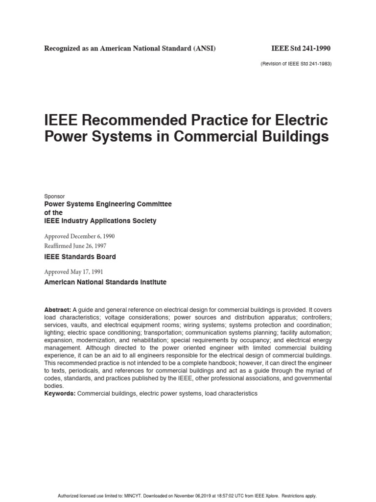 241-1990 (Grey Book) | PDF | Science & Mathematics | Technology & Engineering