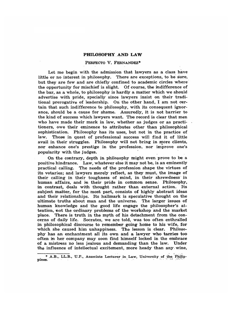 Philosophy's Role in Legal Theory | PDF | Knowledge | Rationalism
