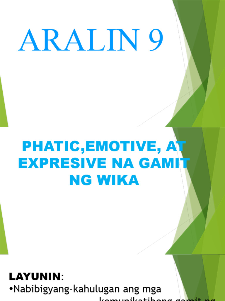 Aralin 9 Pananaliksik | PDF