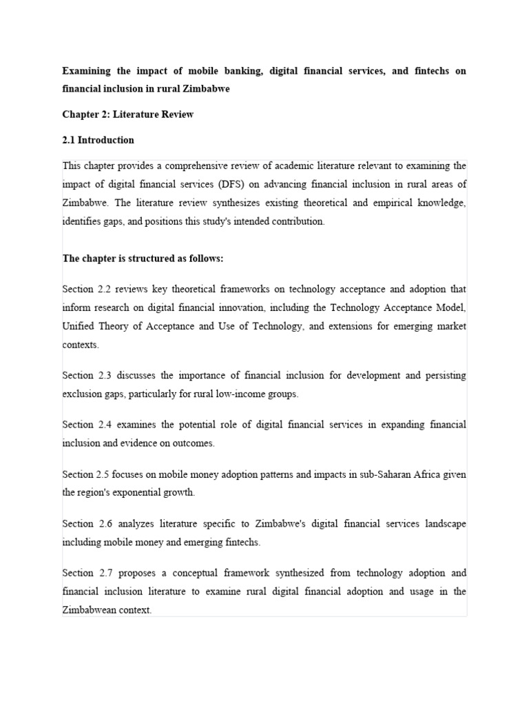 Examining The Impact of Mobile Banking, Digital Financial Services, and ...