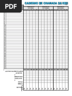 Cadeno de Chamada EBD | PDF