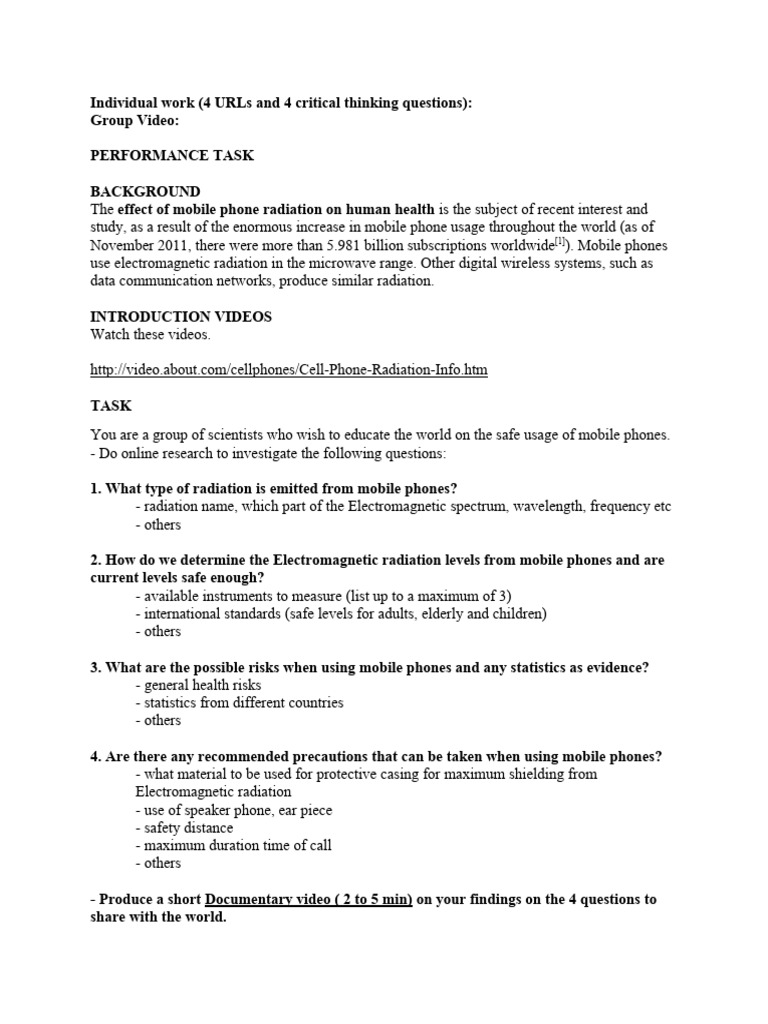 Performance Task-G10-2nd QTR | PDF | Mobile Phones | Electromagnetic ...