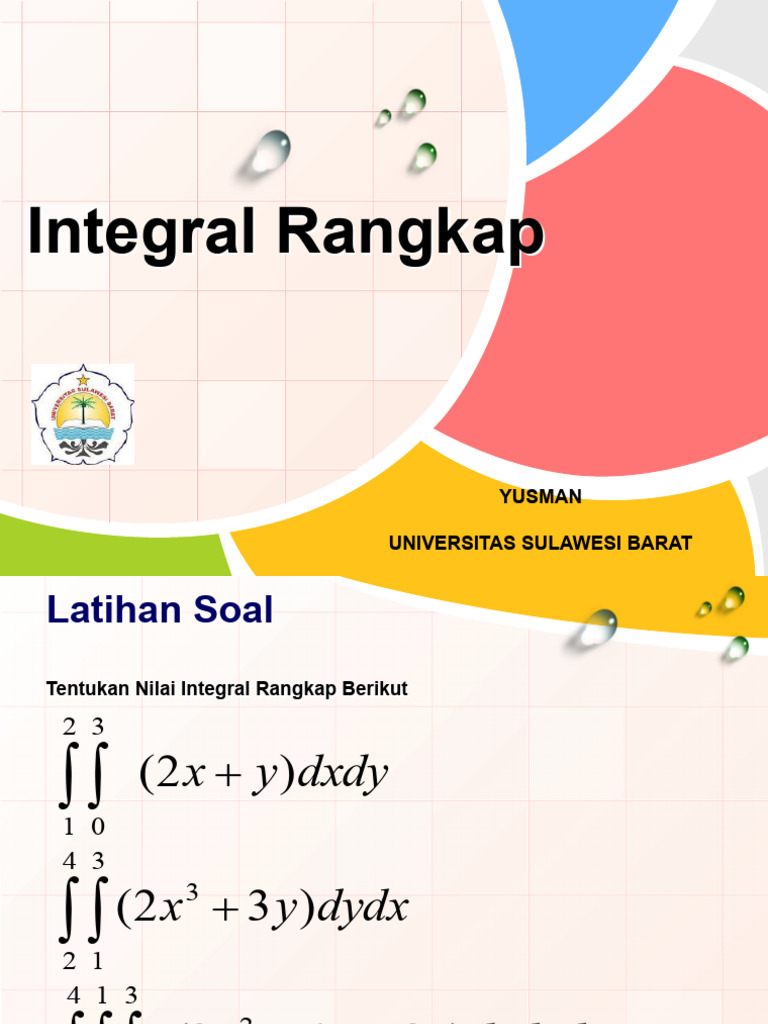 Latihan Soal Integral Rangkap | PDF | Sains & Matematika