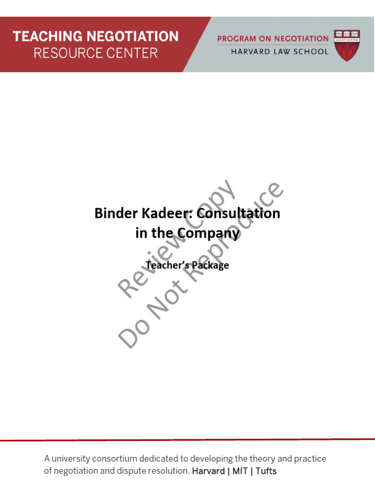 Binder Kadeer Watermarked TP 23 Discrimination | PDF | Consultant | Performance Appraisal