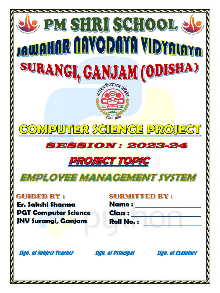 Employee Management System Project Report | PDF | Software Testing ...
