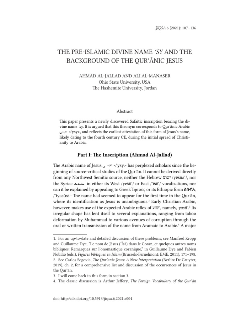 Safaitic Inscriptions Unveiled | PDF | Computers