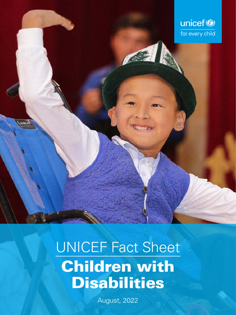 UNICEF Fact Sheet - Children With Disabilities | PDF | Disability | Poverty