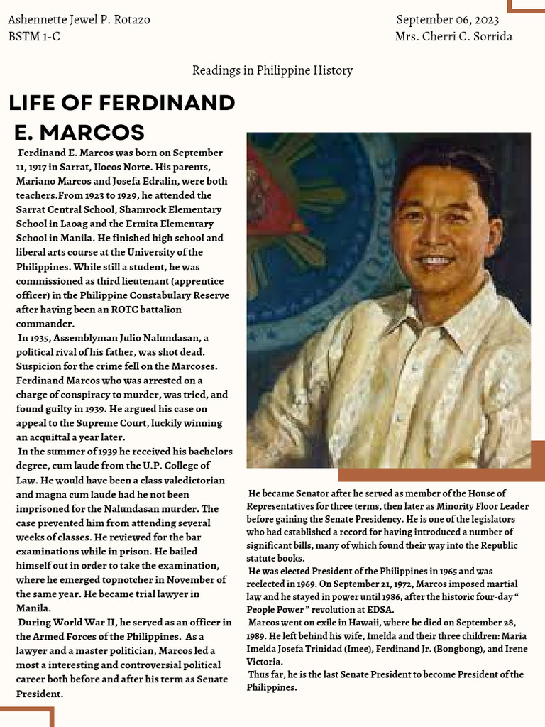 Readings in Philippine History | PDF | Corazon Aquino | Government