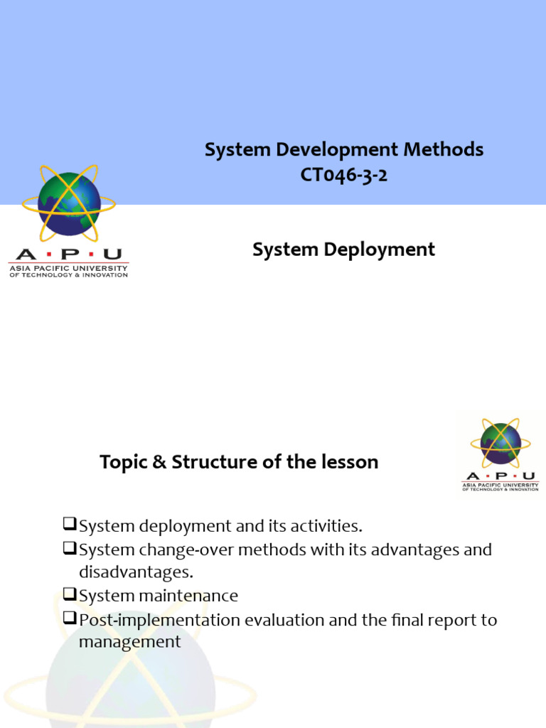 System Deployment | PDF | System | Cloud Computing