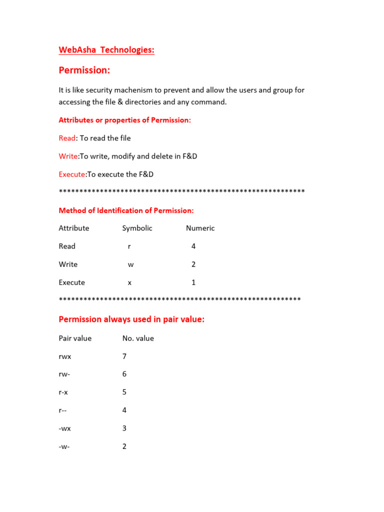 Linux Permissions | Download Free PDF | Information Technology Management | Computer Engineering