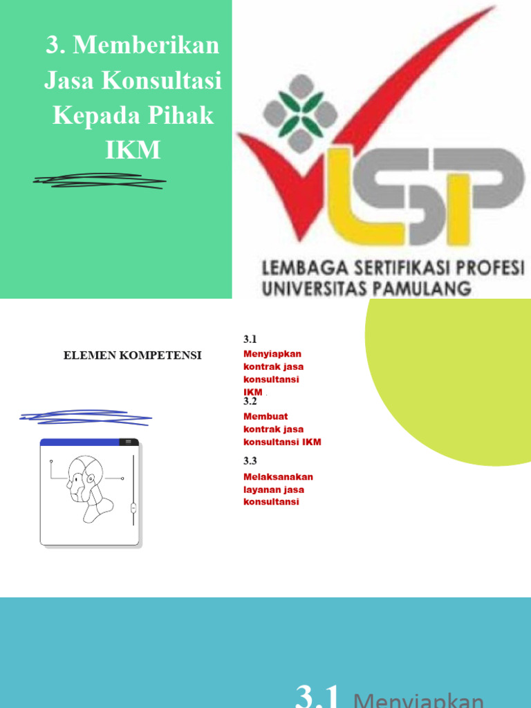 Kontrak Jasa Konsultansi IKM | PDF