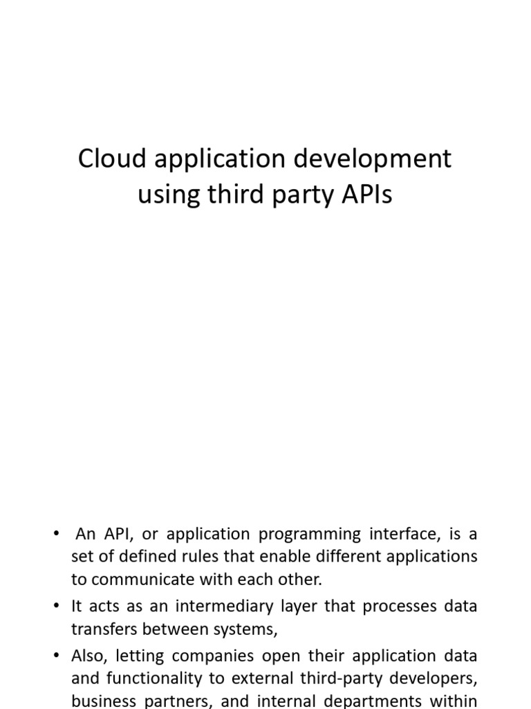 13-3rd Party API-13-10-2023 | PDF | Facebook | Application Software