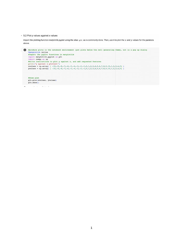 Python X Against Y Co Ordinates Plot Pdf 