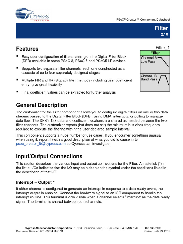 Infineon-Component Filter V2.10-Software Module Datasheets-V02 03-En | Download Free PDF ...