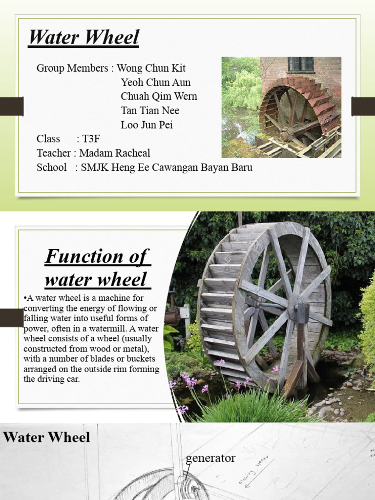 Waterwheel Final | PDF | Home & Garden
