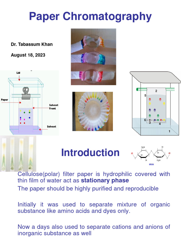 Paper Chromatography 2023 - 230901 - 173633 | PDF | Chromatography ...
