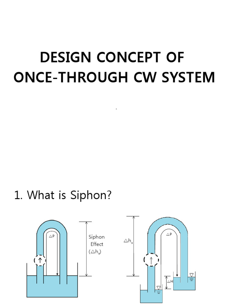 Design Concept of Once-Through CW System | PDF | Heat Exchanger ...