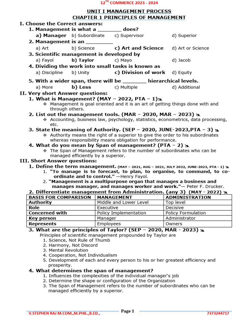 12th Commerce Guide - 2023 | PDF | Securities (Finance) | Financial Markets