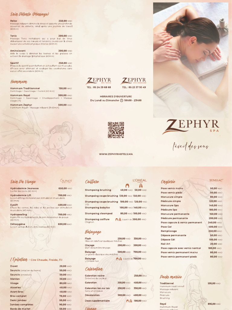Menu Spa | PDF