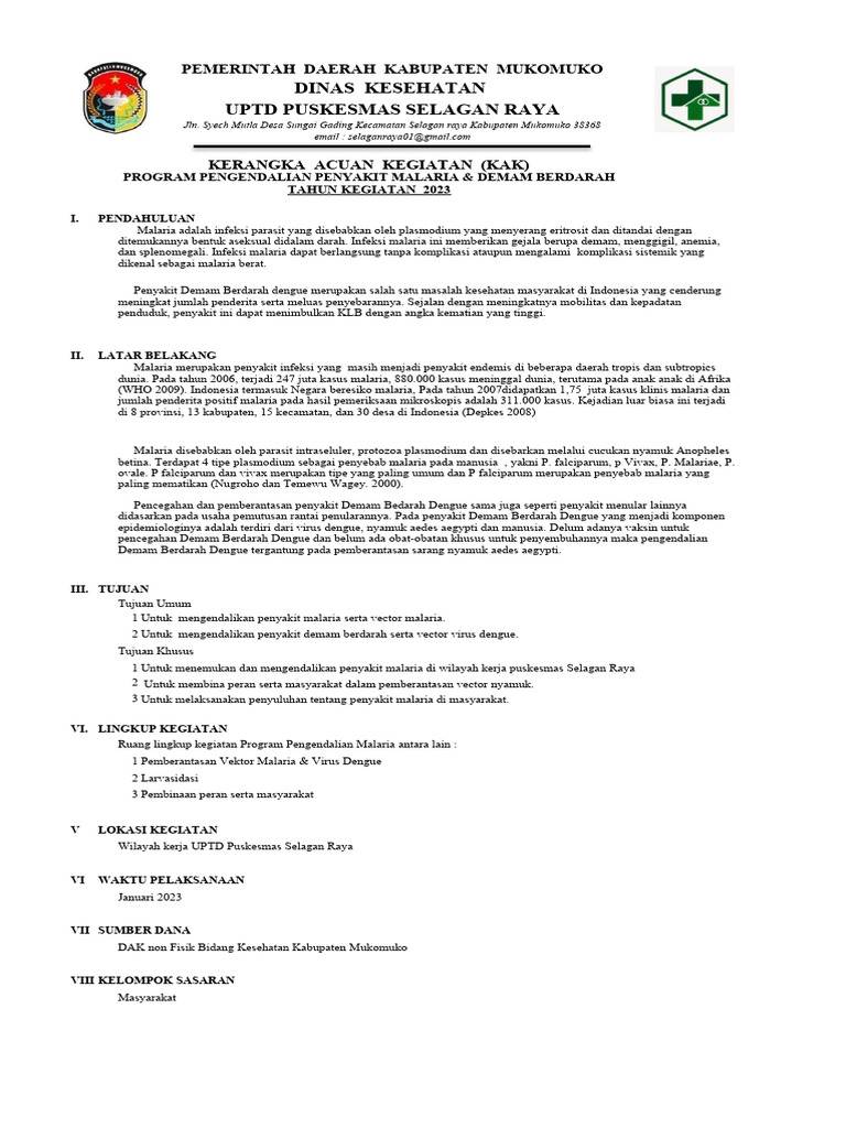 Kak Malaria 1 | PDF