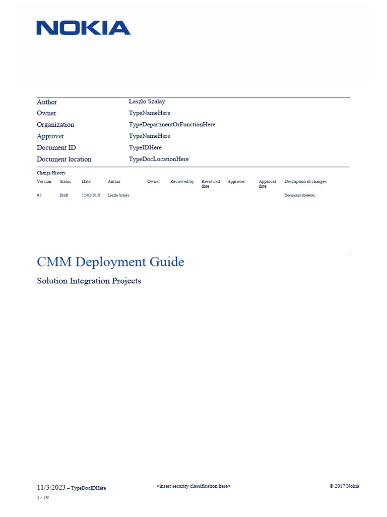 CMM v18 Installation Guide | PDF | Open Stack | I Pv6