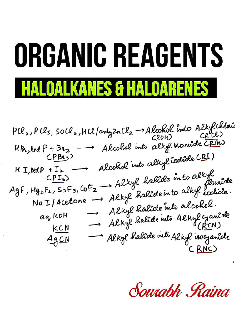 Organic Reagents | PDF