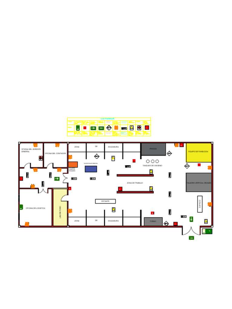 TRABAJO DE SENATI - MAPA DE RIESGO-Model | PDF | Procesos industriales | Ingeniería mecánica