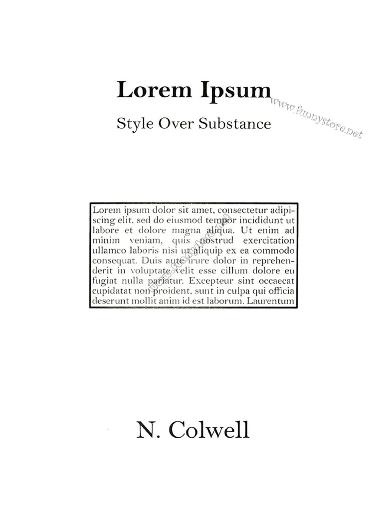 Nathan Colwell - Lorem Ipsum | PDF