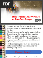 Real vs. Make-Believe Images Guide | PDF | Image | Books