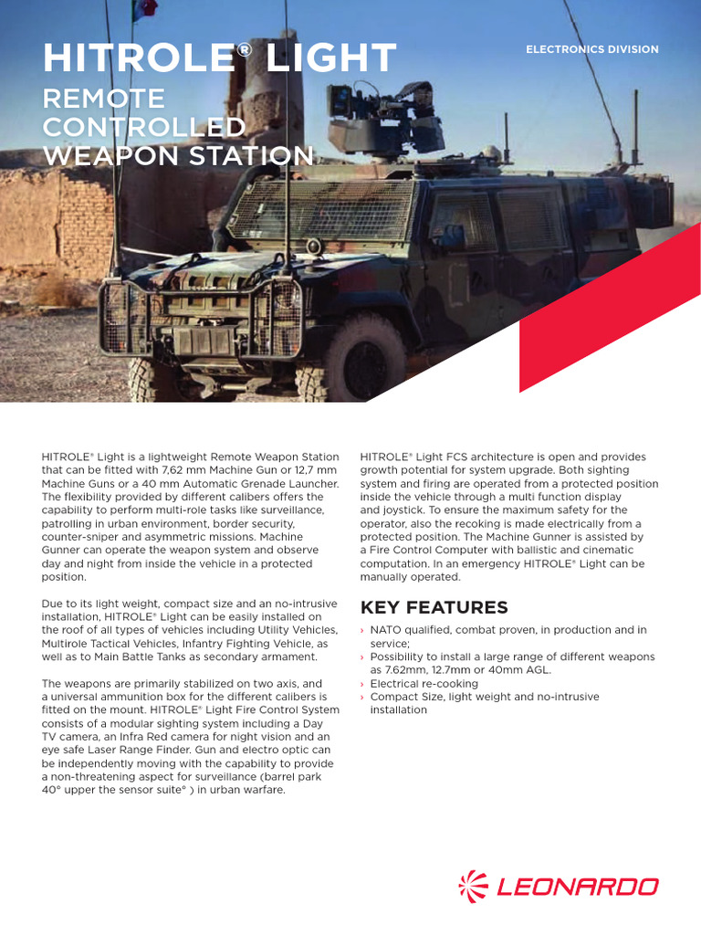 Hitrole Light Rws Lq Mm08765 | PDF